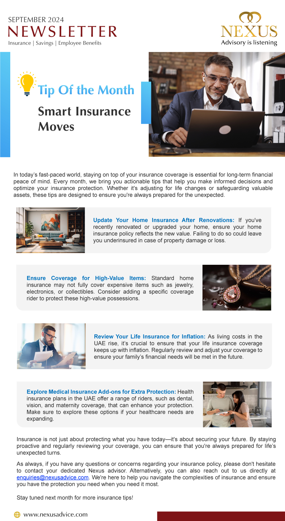 Nexus Newsletter | September 2024 | How to Choose the Right Insurance ...